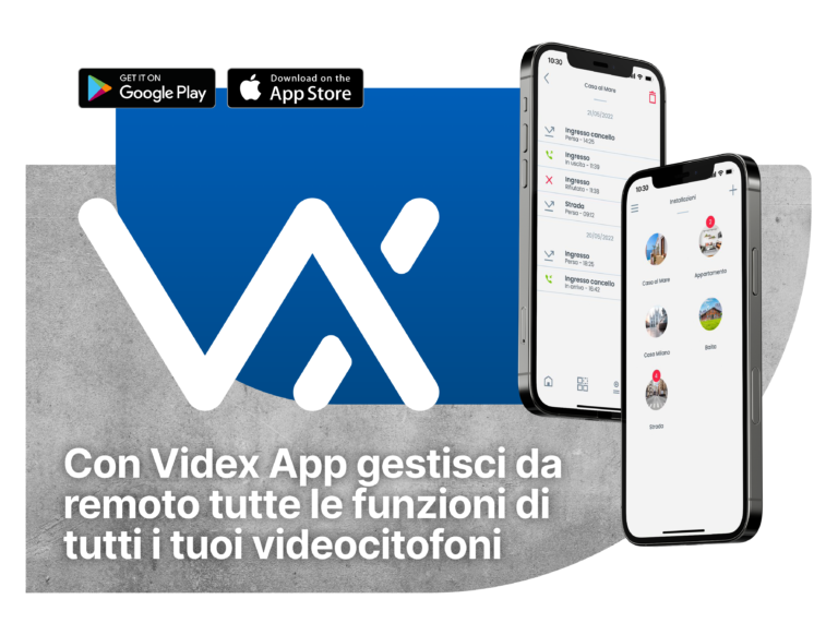 Tante funzioni, una sola applicazione: con Videx App gestisci da remoto ...