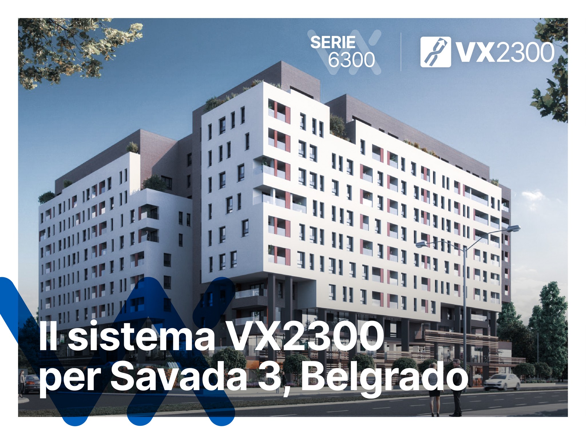 System VX2300 for Savada 3, Belgrade - Videx Electronics S.p.A.